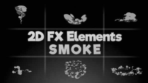 2D FX Elements – Smoke, After Effects Project Files | VideoHive